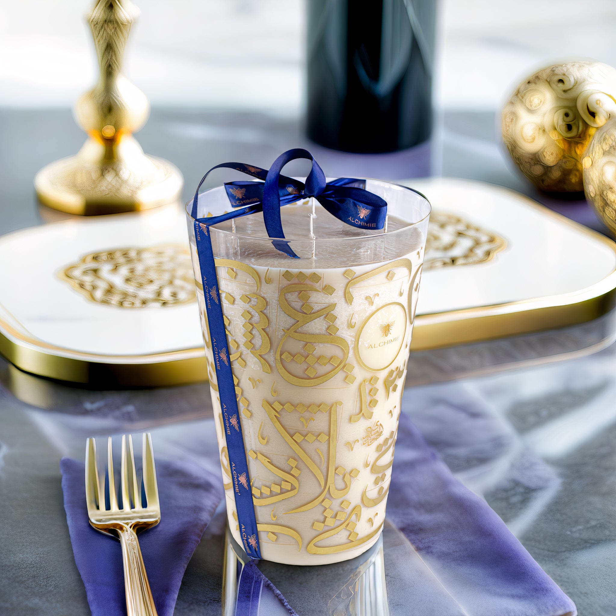 Artiste Candle | UAE National Anthem Calligraphy Candle
