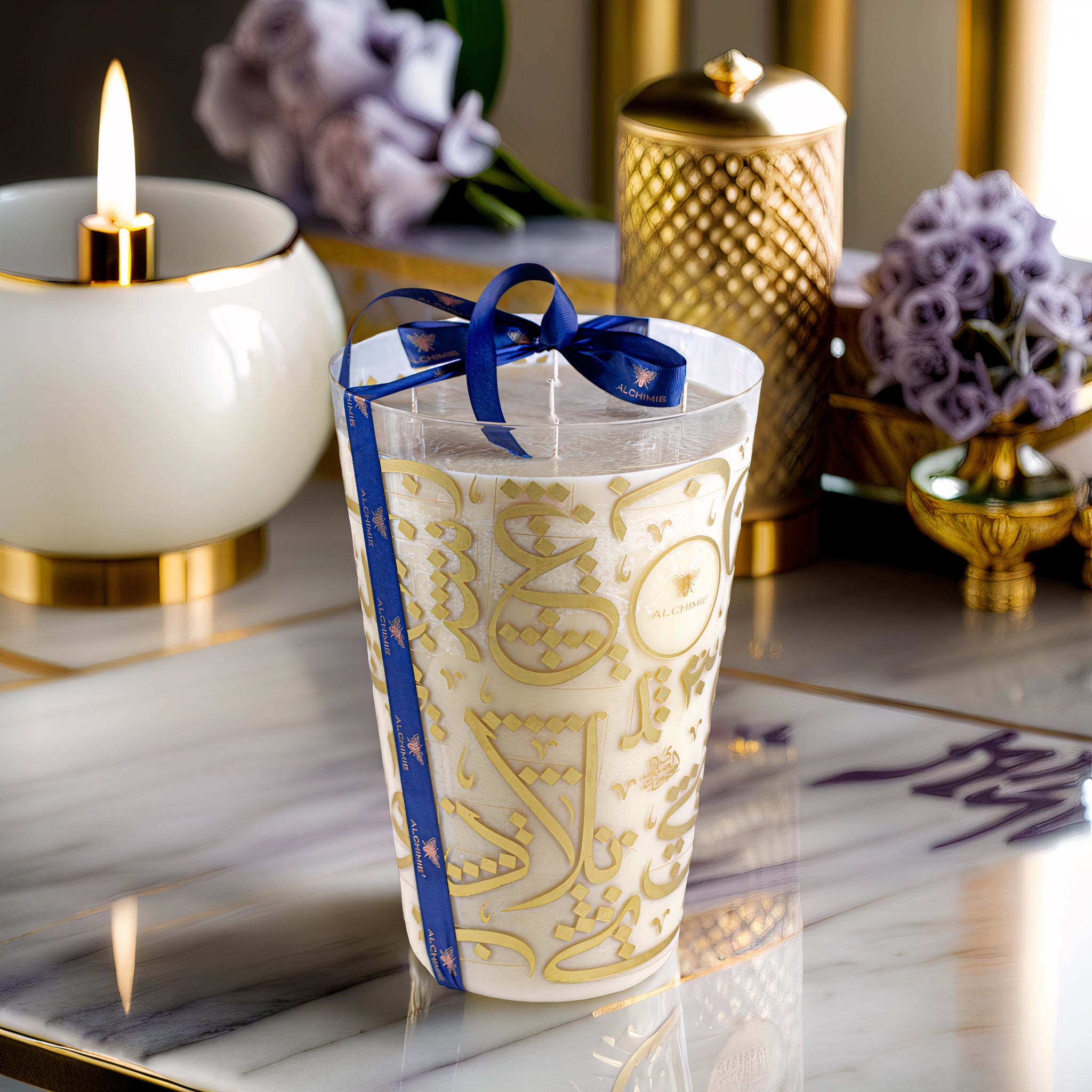 Artiste Candle | UAE National Anthem Calligraphy Candle