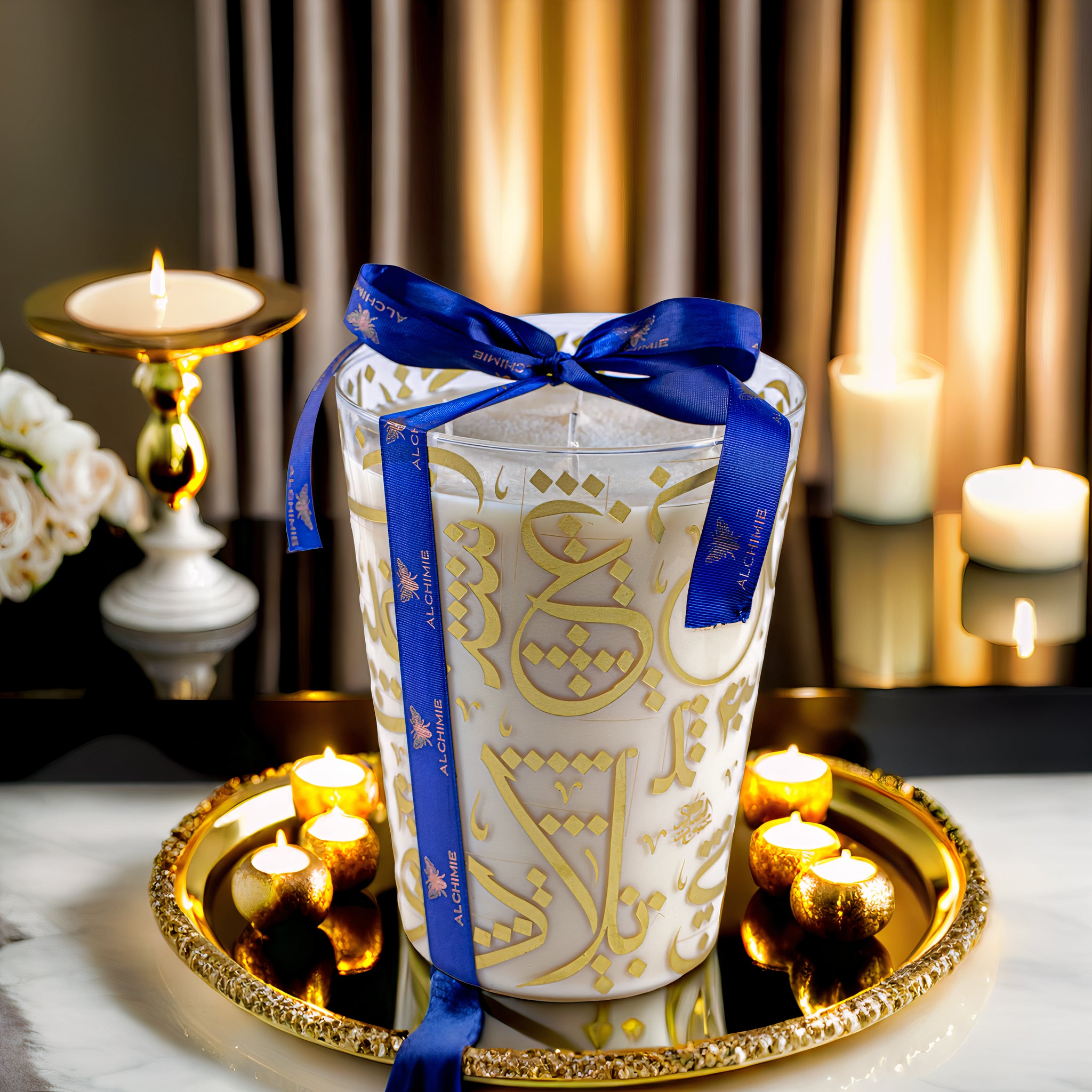Artiste Candle | UAE National Anthem Calligraphy Candle